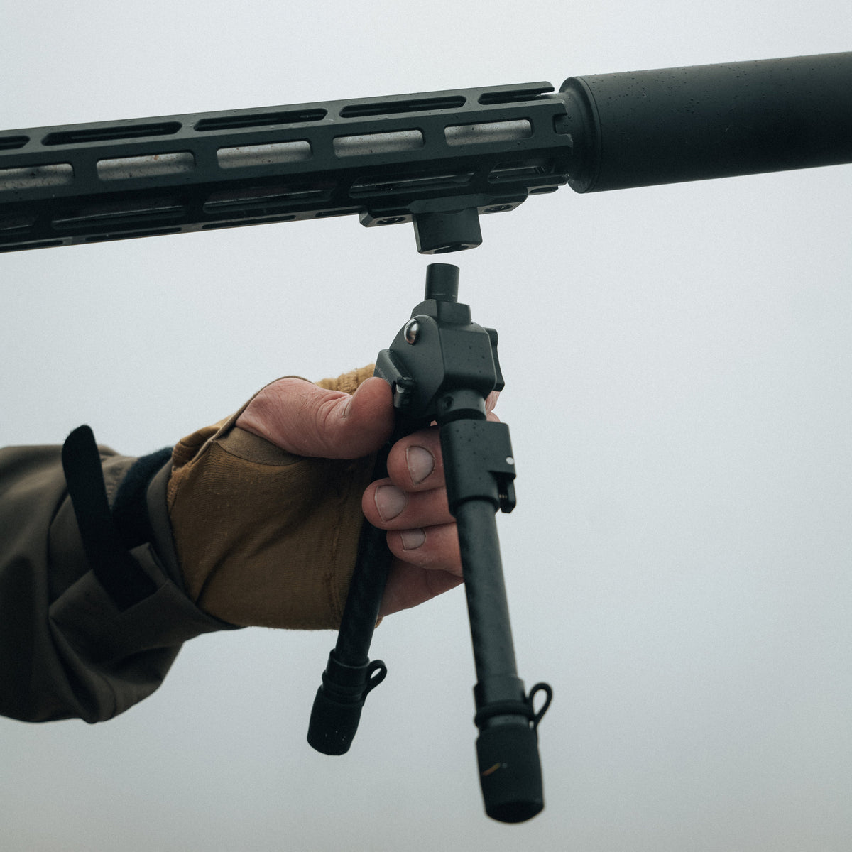 Spring-assisted Tactical Bipod For Hunting Javelin Pro Hunt Tac Bipod ...